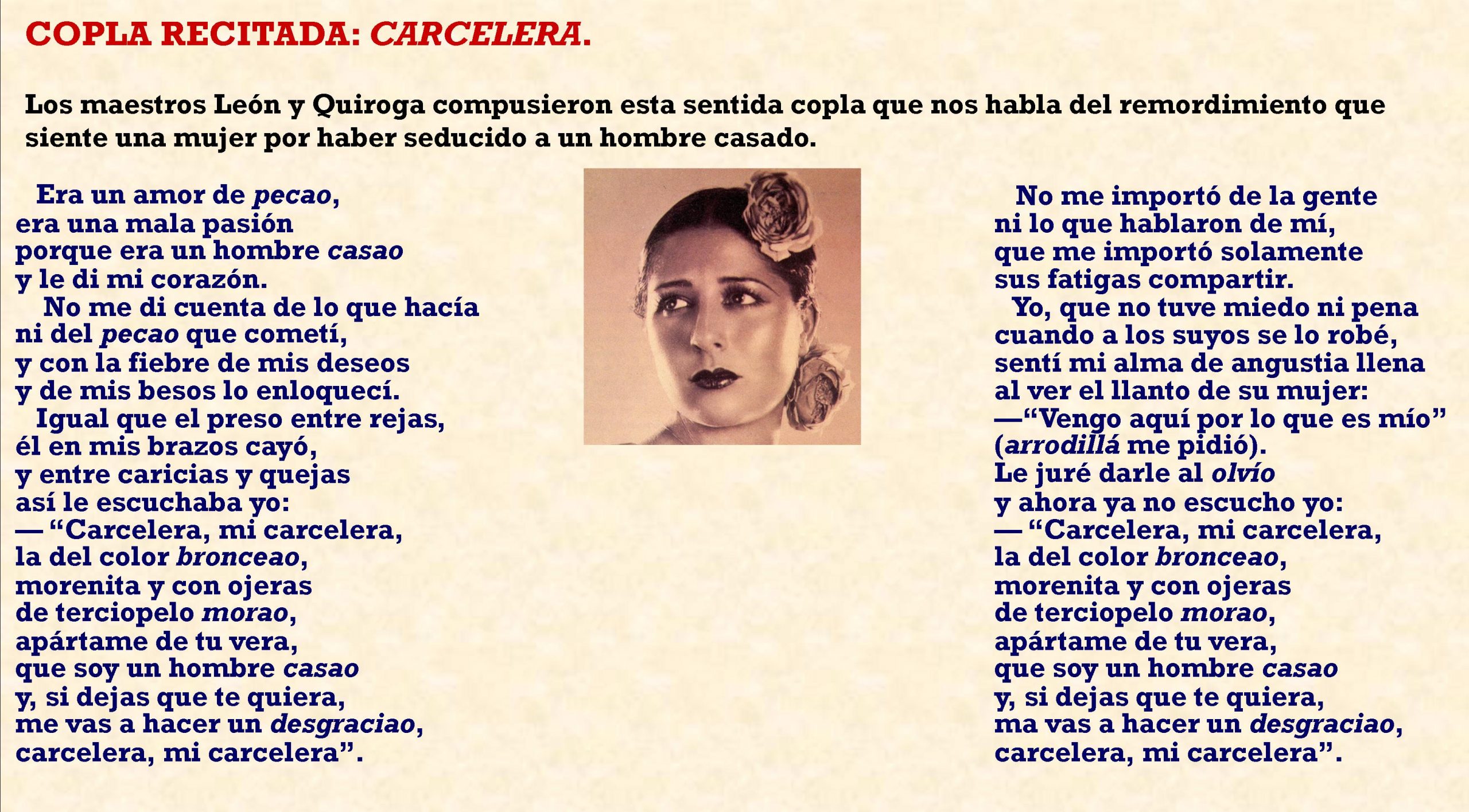 COPLA RECITADA: "CARCELERA" - Jesús Morata | Flores de Poetas Antequerano-Granadinos